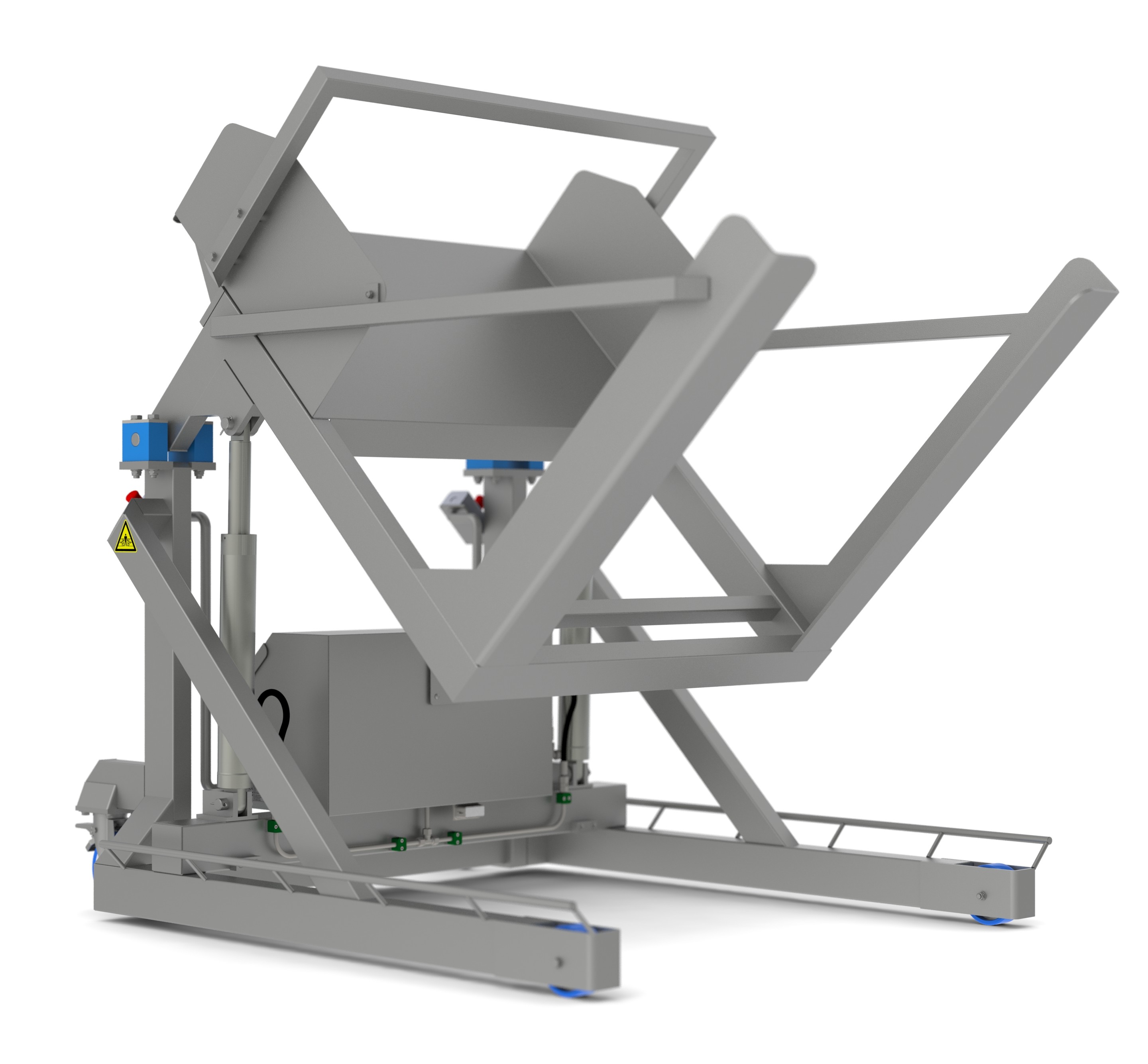 Lifters (Tippers) : Backsaver CD Combo Bin Dumper